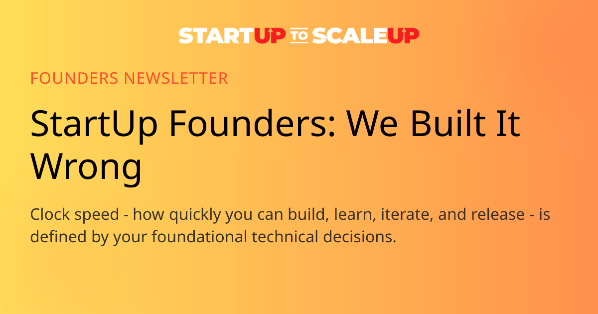 Non-Technical Founder | Startup to Scaleup